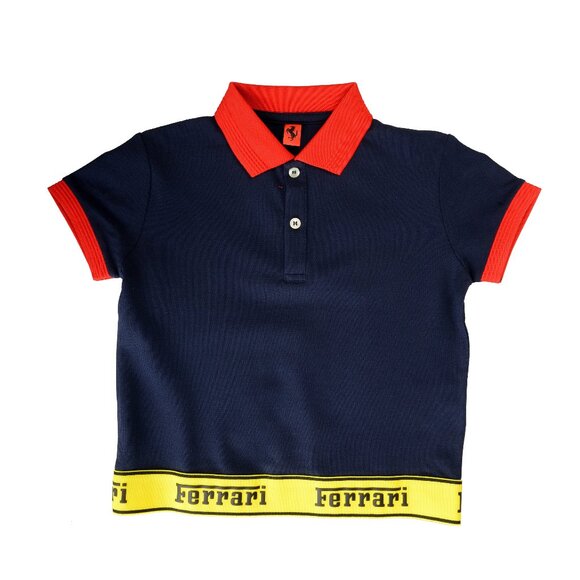 Scuderia Ferrari | Shirts | Scuderia Ferrari Boys Piquet Ferrari Tape ...